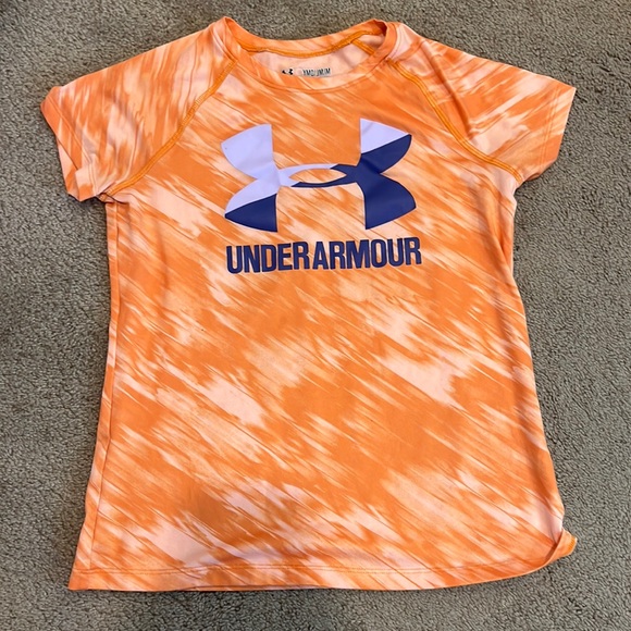 Under Armour | Shirts & Tops | Im Selling An Orange Under Armor Short ...